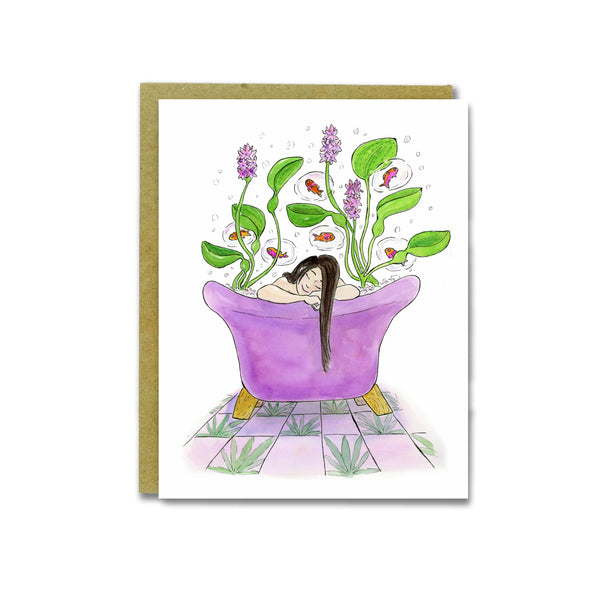 Water Hyacinth Bath – SquidCat, Ink